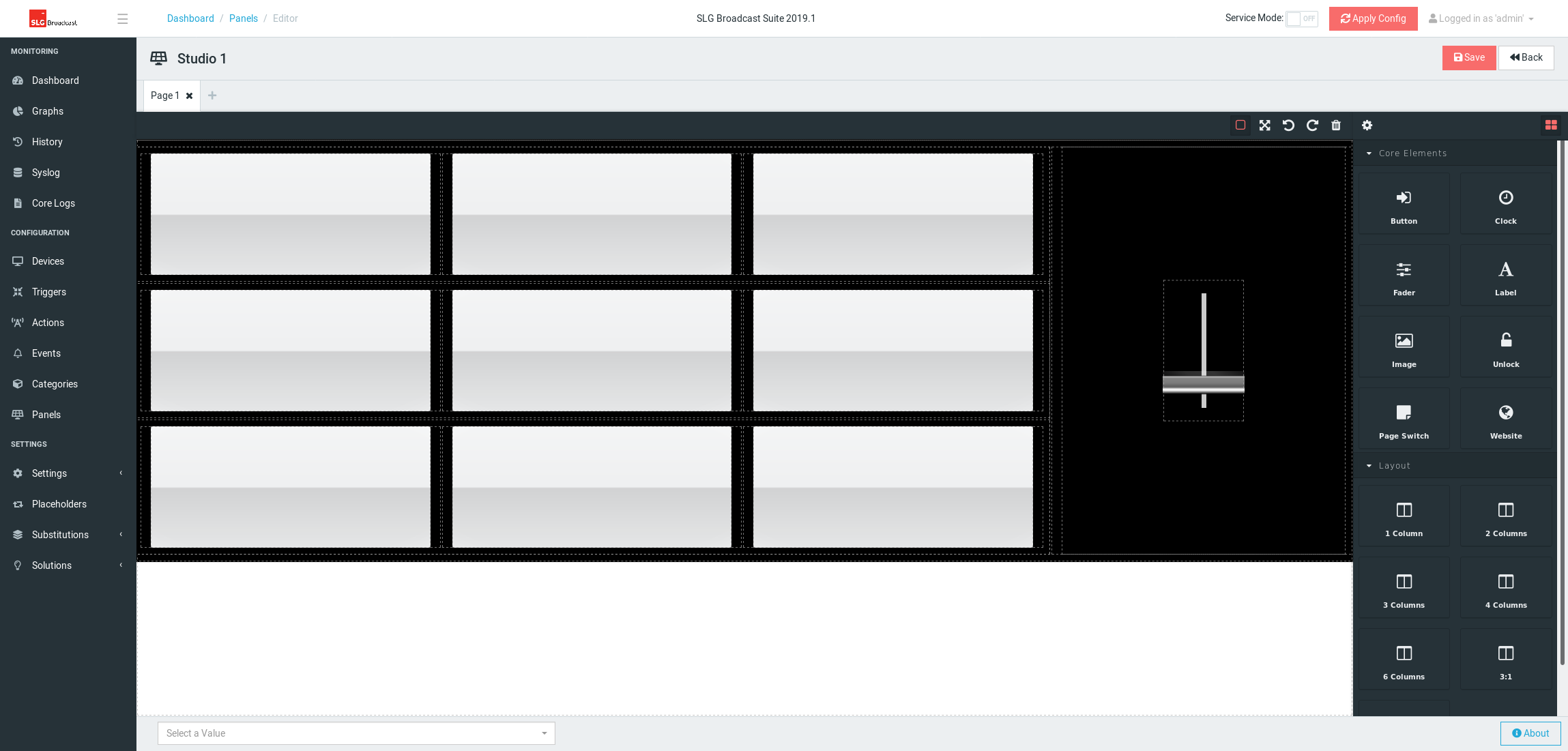 Panels | SLG Broadcast Suite